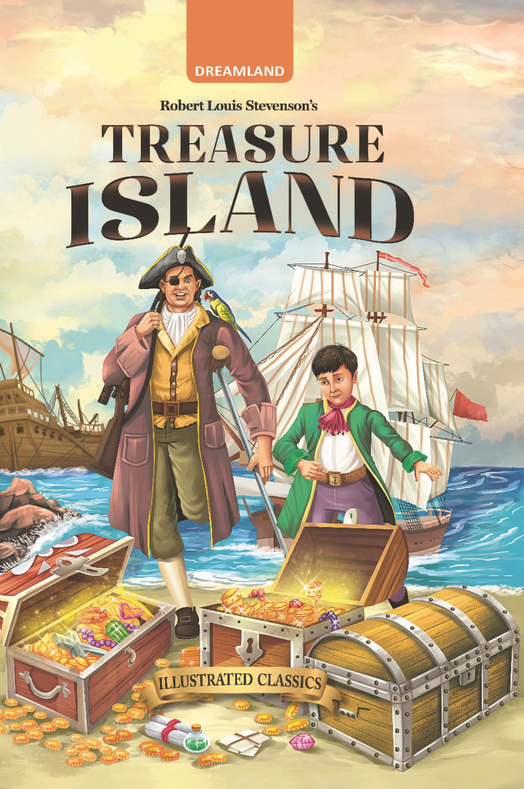 Treasure Island - Illustrated Abridged Classics for Children with Prac ...