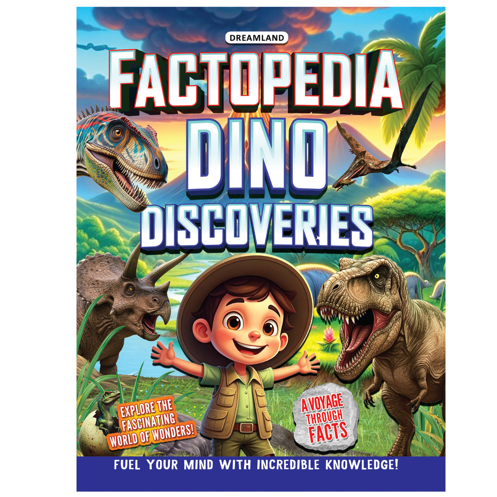 Factopedia: Dino Discovery – Fascinating Dinosaur Facts for Kids Age 6 – Cots and Cuddles