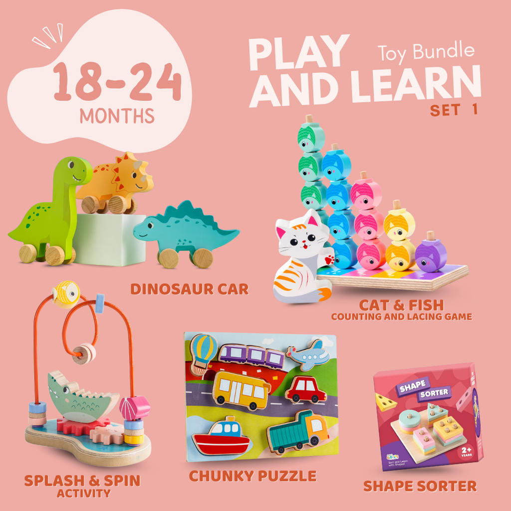 Play And Learn Toy Bundle (18-24 Months) | Set 1 – Cots and Cuddles