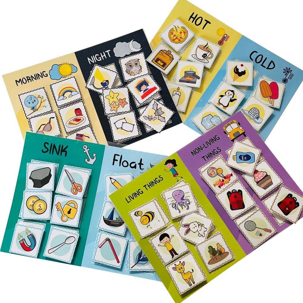 Simple Science Sorting activity (4 in 1) – Cots and Cuddles