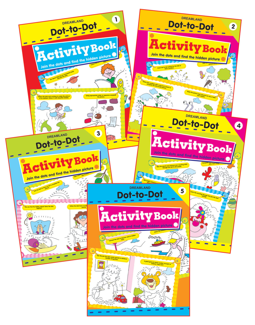 Fun with Dot to Dot – 5 Books Pack – Cots and Cuddles