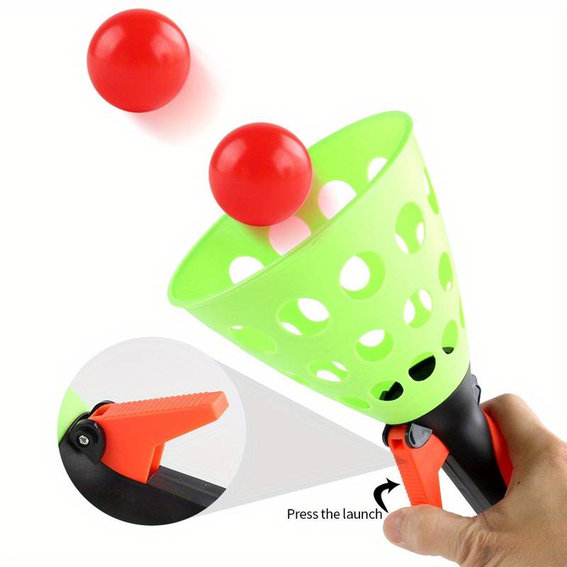 Pop 'N Catch / Launch and Catch the Ball Perfect for Backyard, Beach,