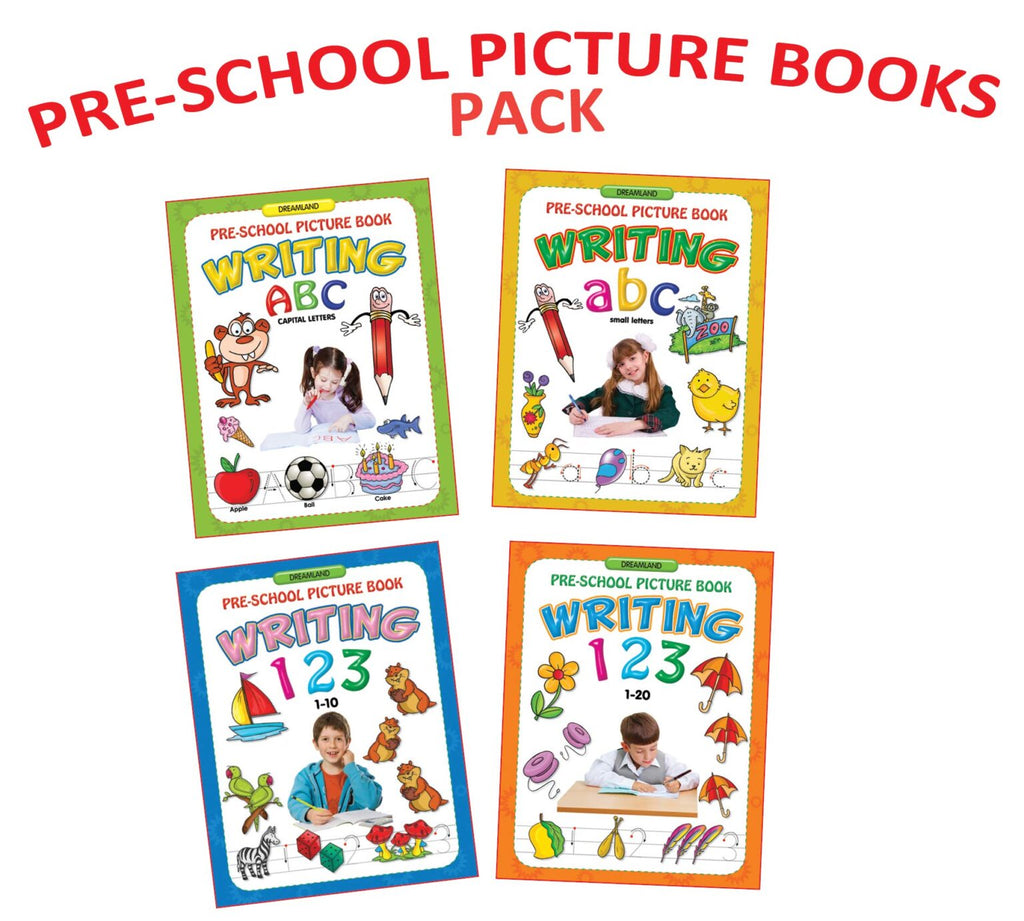 Pre- School Picture Books - Alphabet and Number Writing Pack – Cots and ...