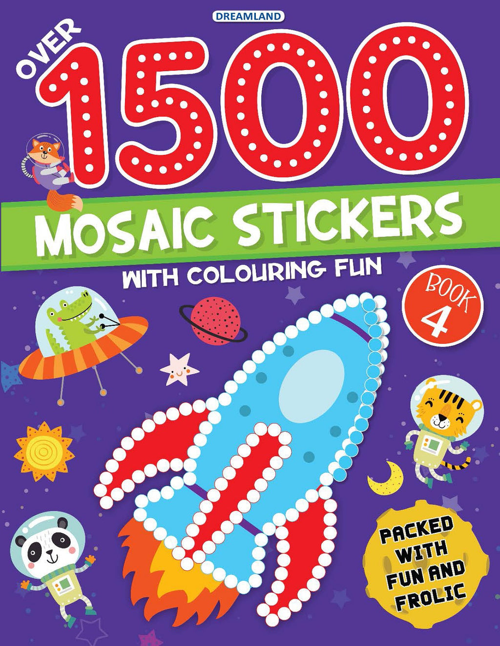 1500 Mosaic Stickers Book 4 with Colouring Fun - Sticker Book for Kids ...