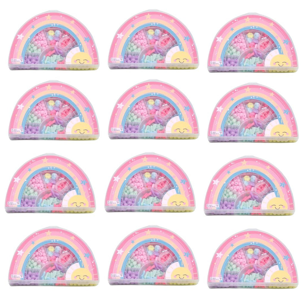 (Pack of 12) Rainbow Design Diy Jewellery Making Kit for Return Gift ...
