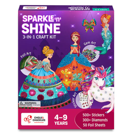 Sparkle n Shine - 3 in 1 Craft Kit – Cots and Cuddles