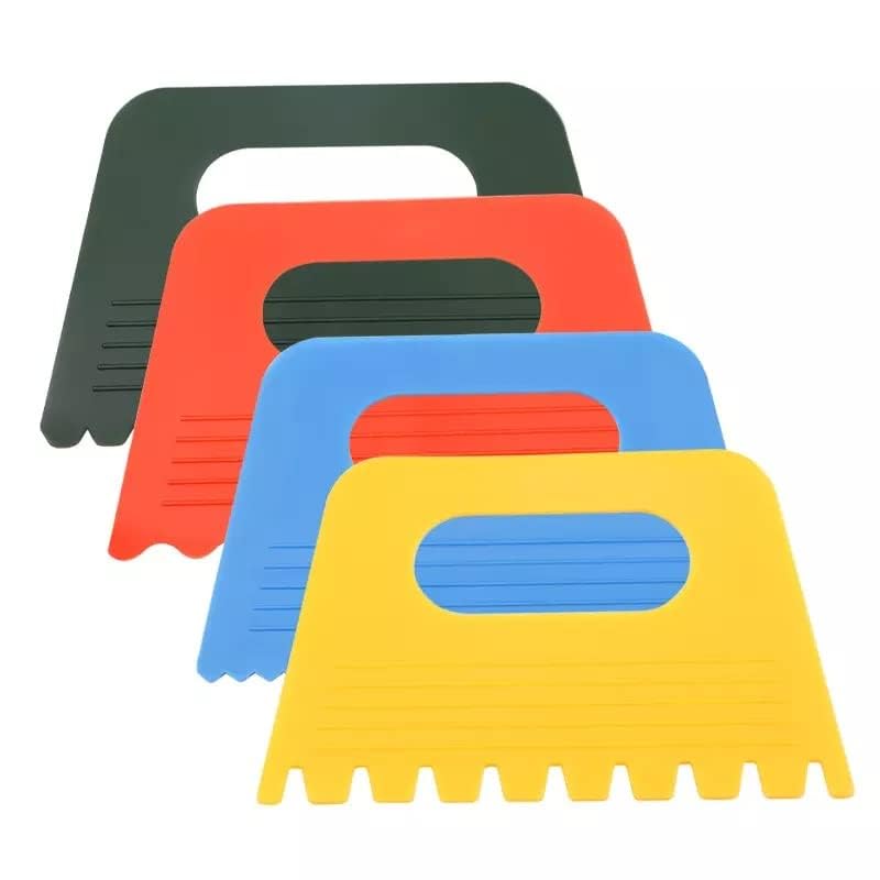 4pc Plastic Paint Scrapers for Various Types of Painting & Crafts DIY ...