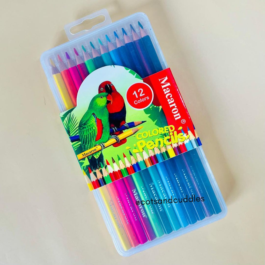 12-Color Assorted Pencil Set for Art & Crafts – Cots and Cuddles