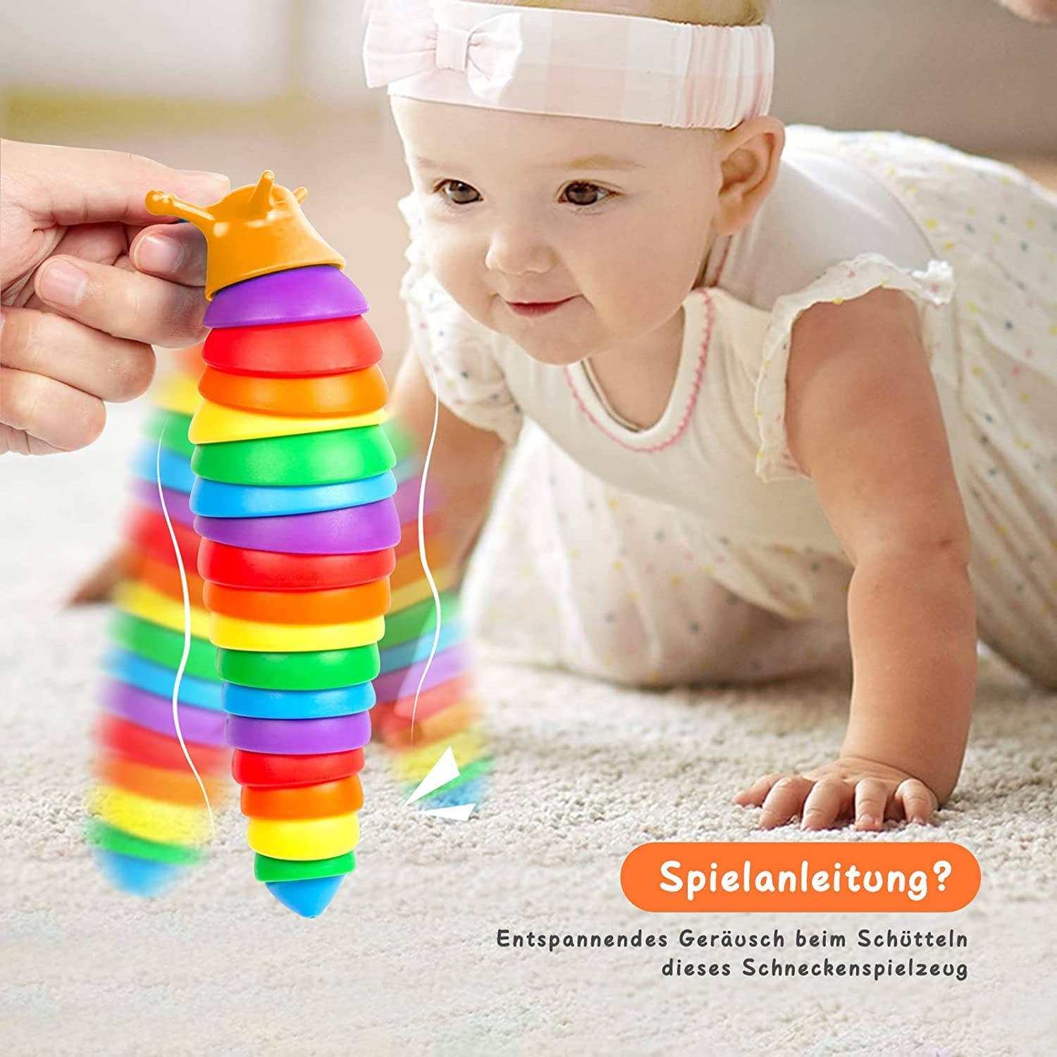 Caterpillar Design Fidget Toy for Kids (Random)