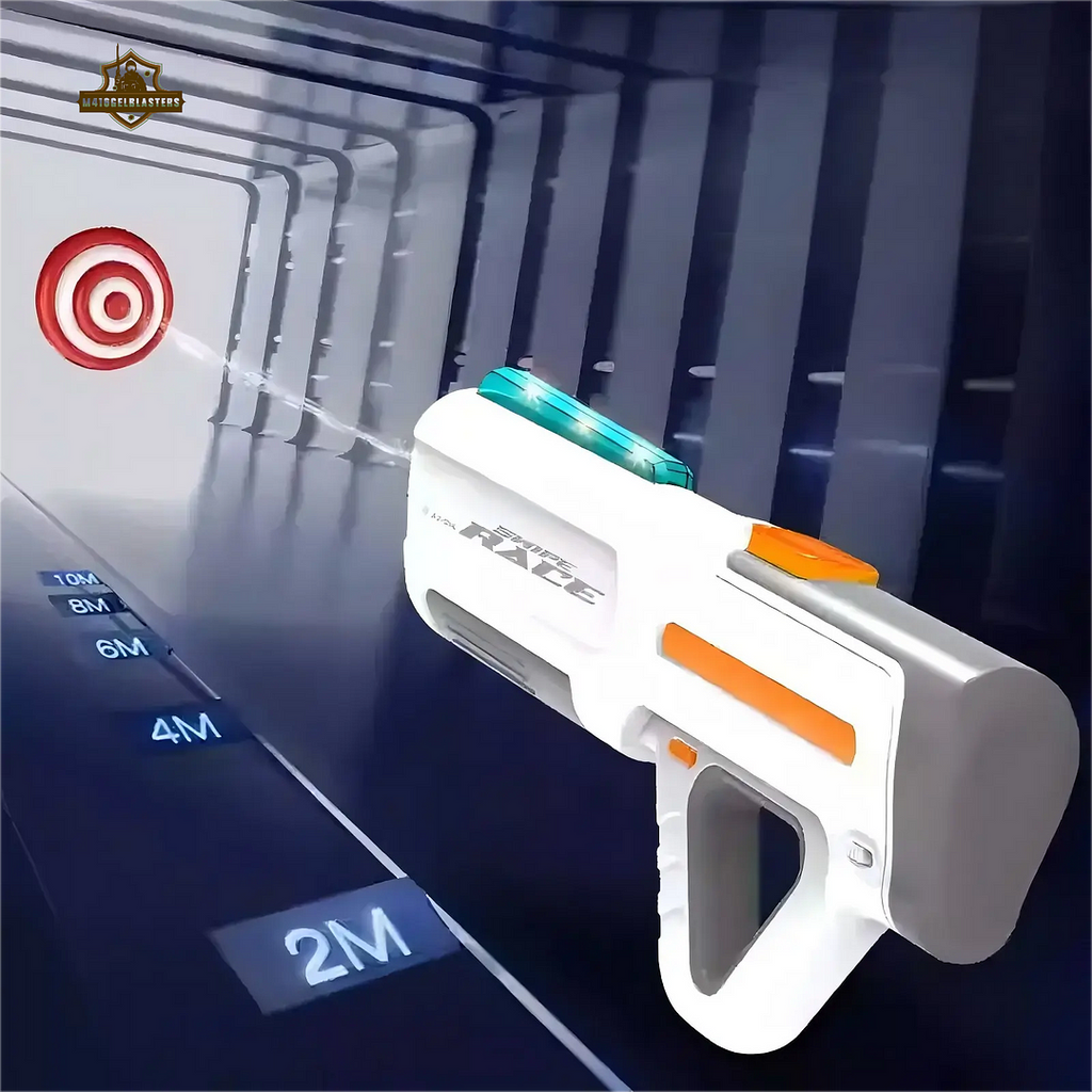 Hydro Electric Water Gun – Rapid-Fire Long-Range LED Blaster (Random C ...
