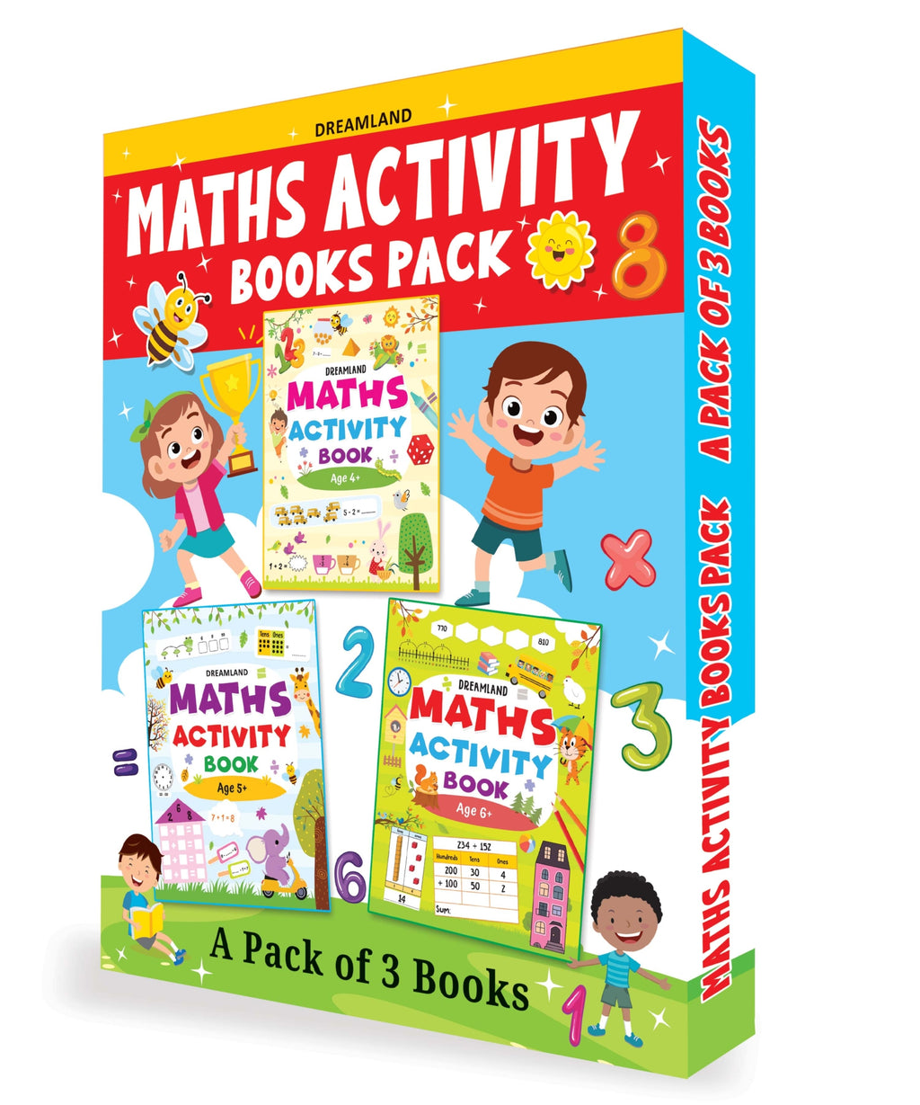 Maths Activity Books Pack- A Set of 3 Books - Activity Book for Childr ...