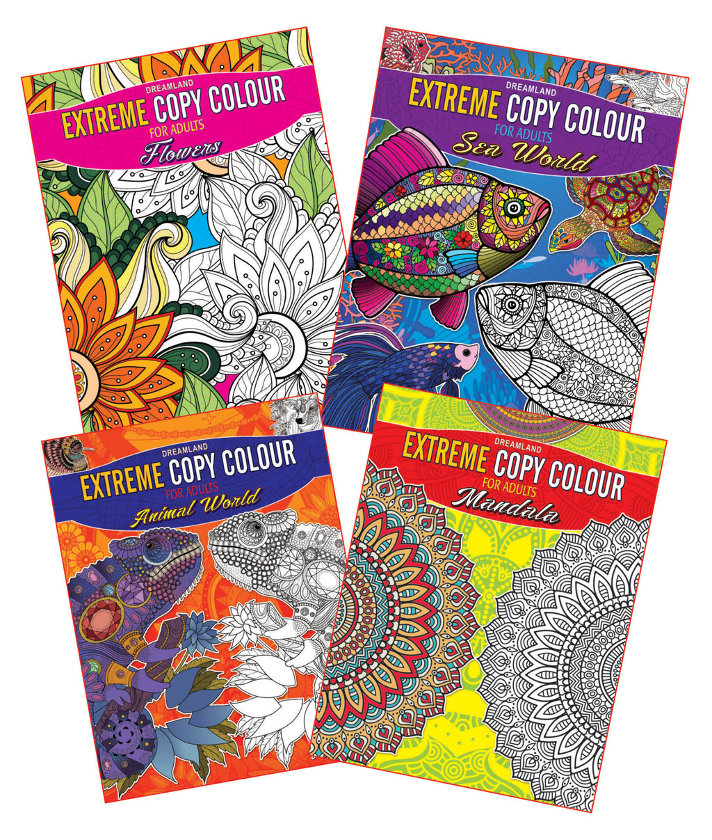 Extreme Copy Colour – 4 Books Pack – Cots and Cuddles