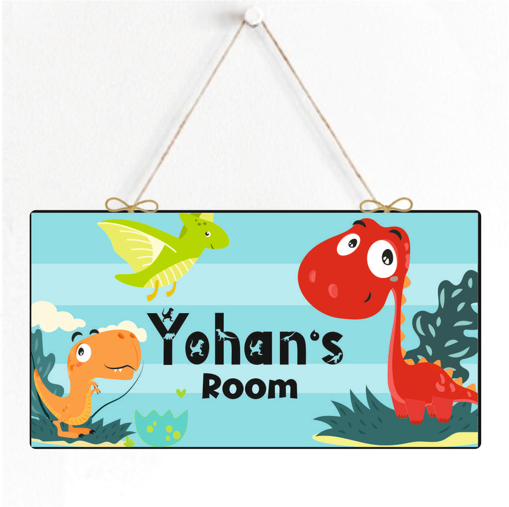 Personalised Door Sign - Roar Room (PREPAID ONLY) (Dispatch in 5-6 Day ...