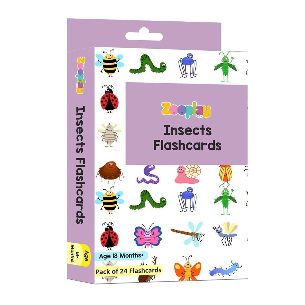 Insect Flash Cards- Pack of 24 (Dispatch in 5-6 Days) – Cots and Cuddles