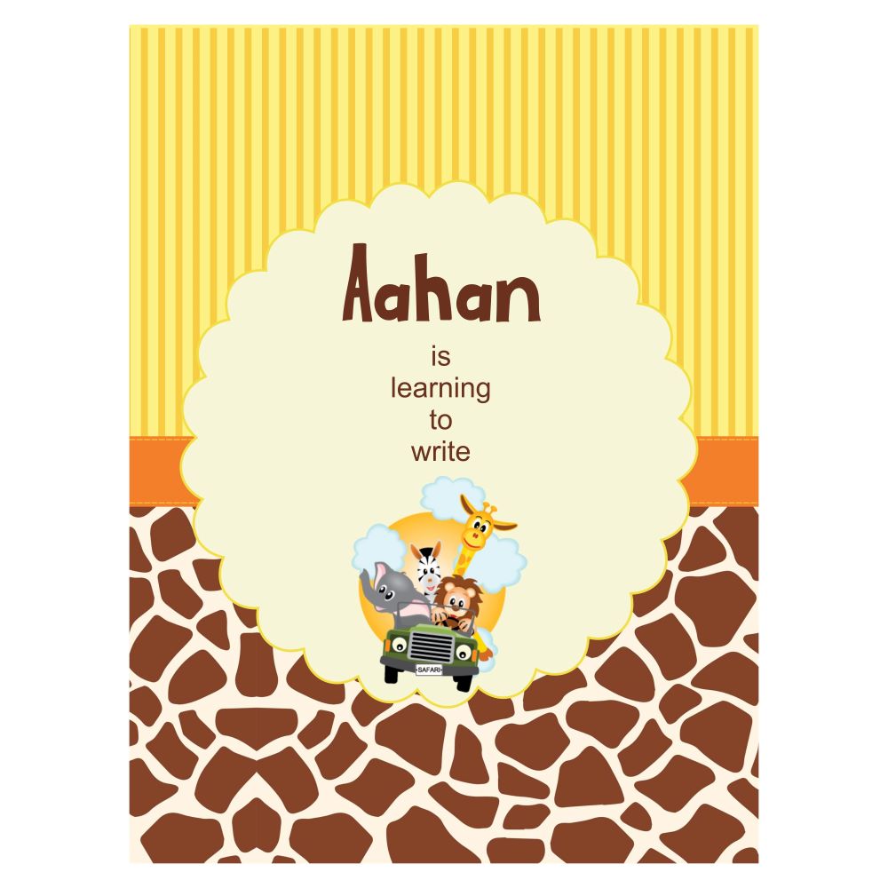Personalized Writing Practice Book - Jungel Safari (PREPAID ONLY ...