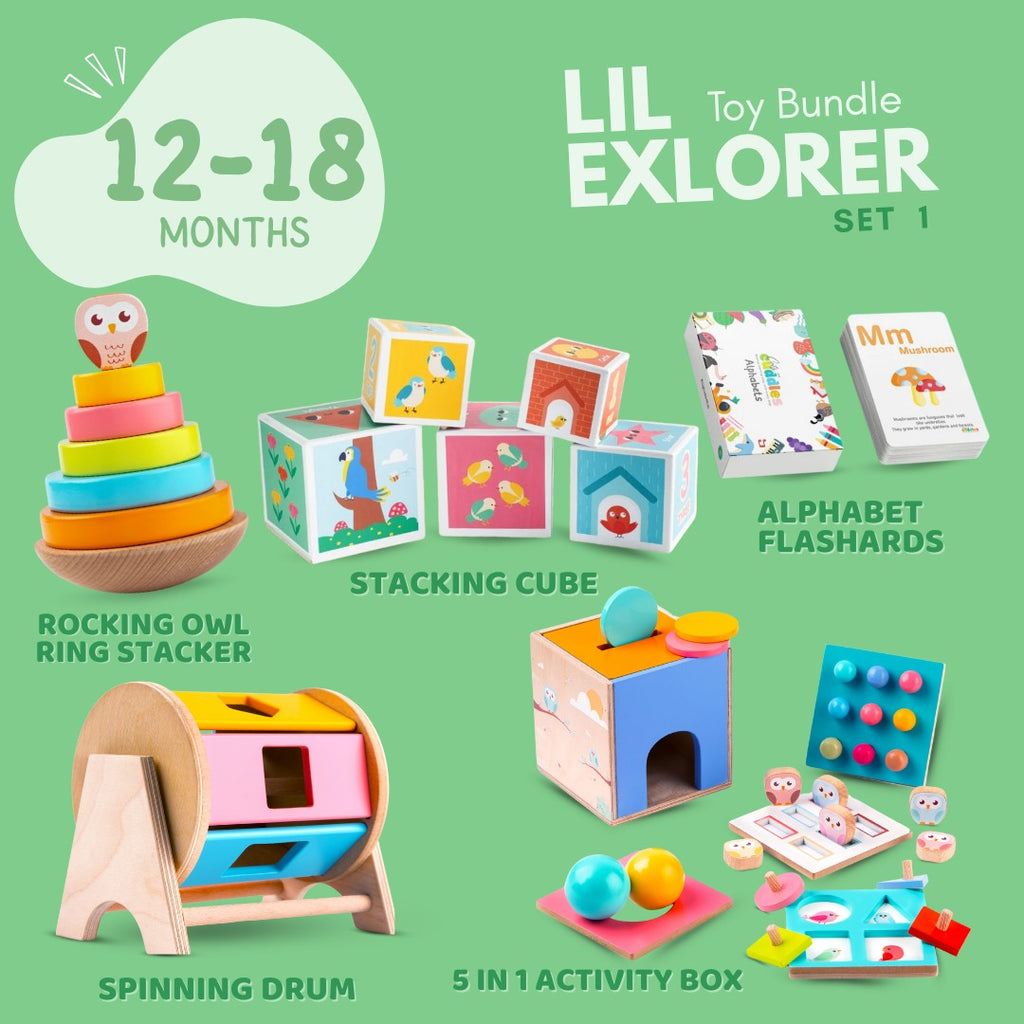 LIL Explorer Toy Bundle (12-18 Months) | Set 1 – Cots and Cuddles