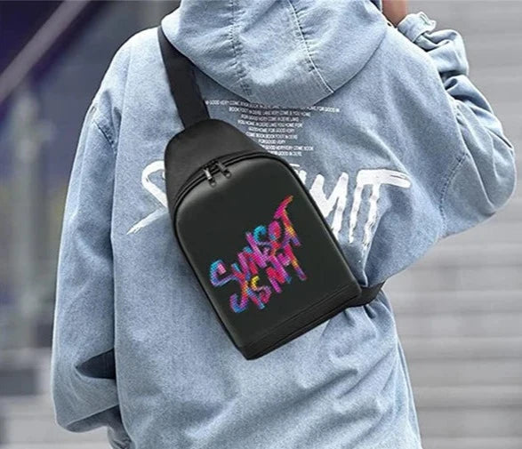 Premium Bluetooth Crossbody Bag with LED Display - Stay Connected, Sta ...
