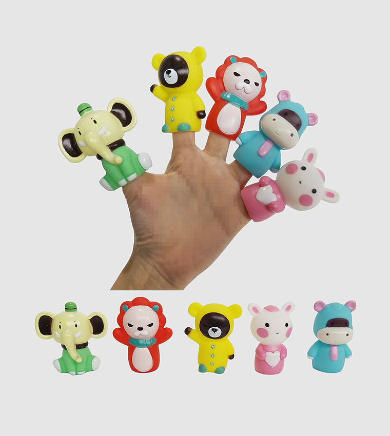 Animal Theme 5 Finger Puppet (Random Animal Designs)