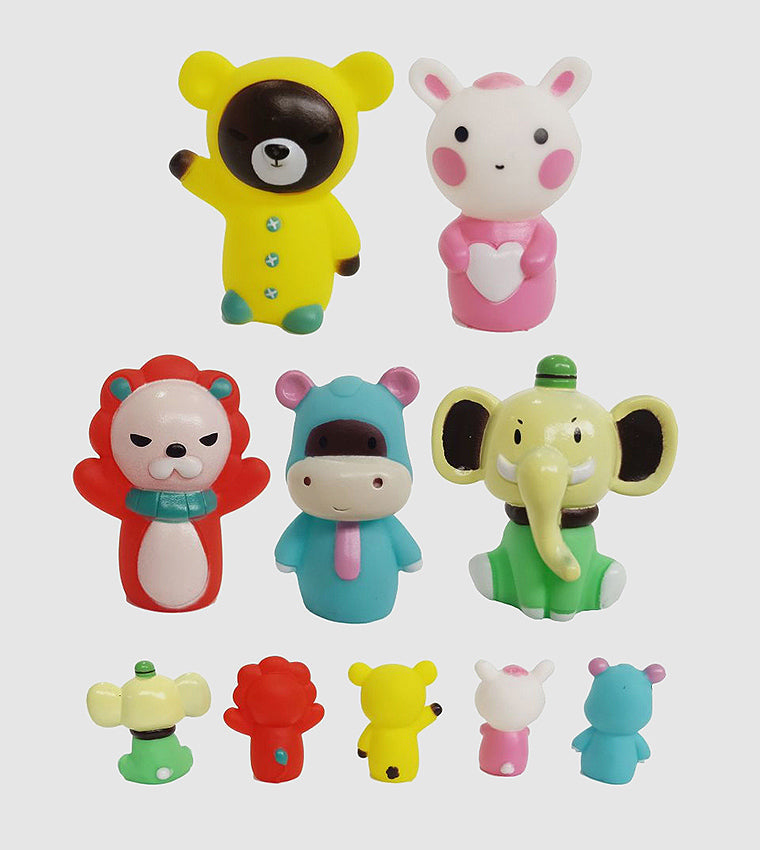 Animal Theme 5 Finger Puppet (Random Animal Designs)