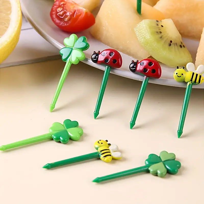 8 Pcs Food Fruit Fork Picks for Kids (Pack of 2) – Cots and Cuddles