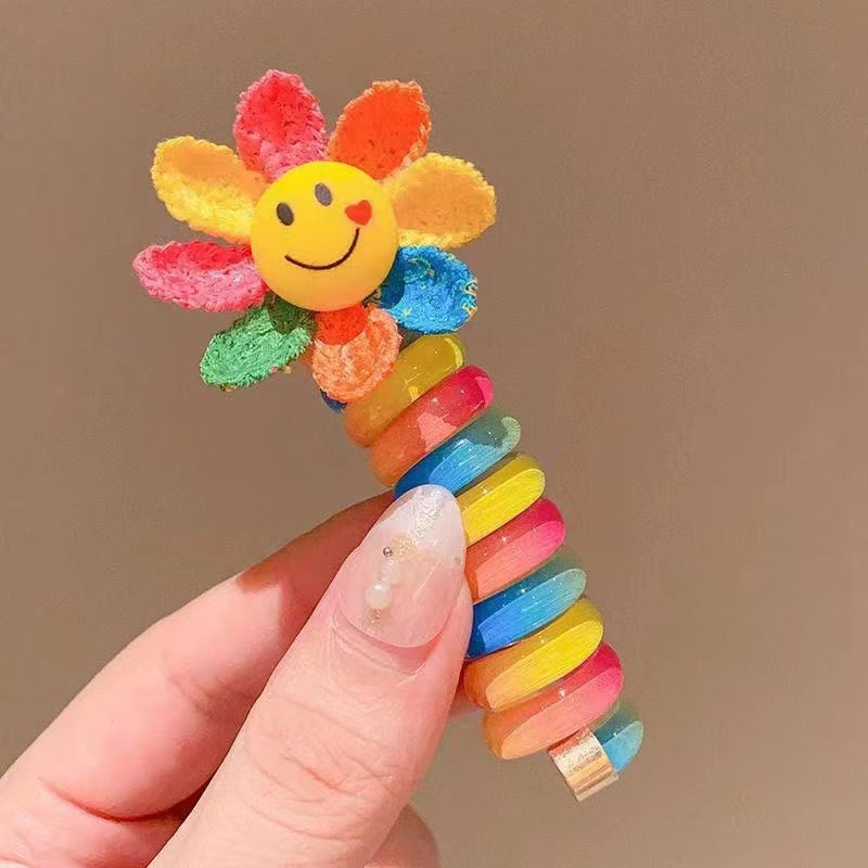 5pcs Cute Design Telephone Wire Shaped Hair Accessories for Girls ...