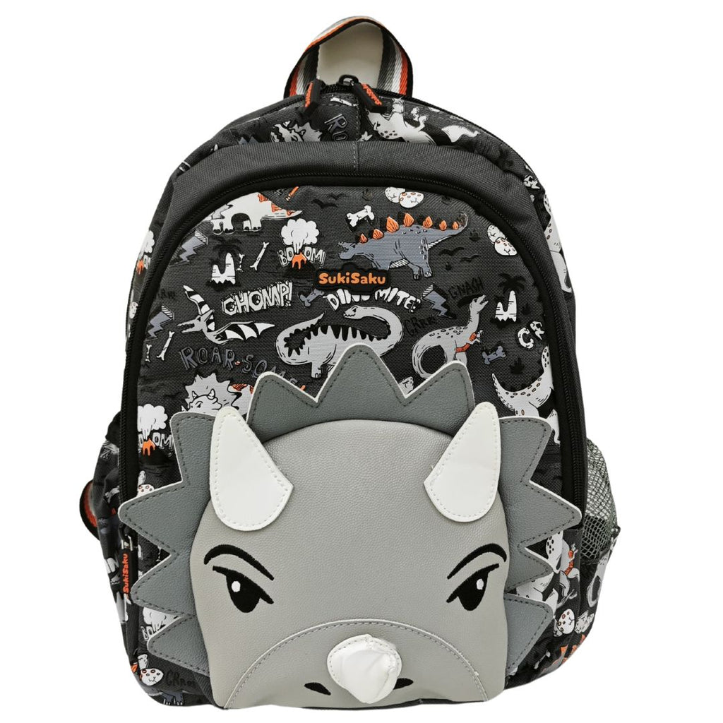 3D Design Backpack with Front Pocket for Kids (Rhino) – Cots and Cuddles