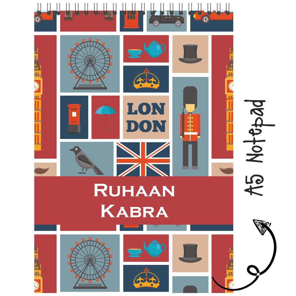 Personalised Notepad - London Life - (PREPAID ORDER) (Dispatch in 5-6 ...