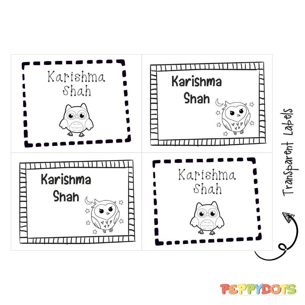 Transparent Labels - Mermaid - Pack of 72 Tags - (PREPAID ONLY) – Cots ...