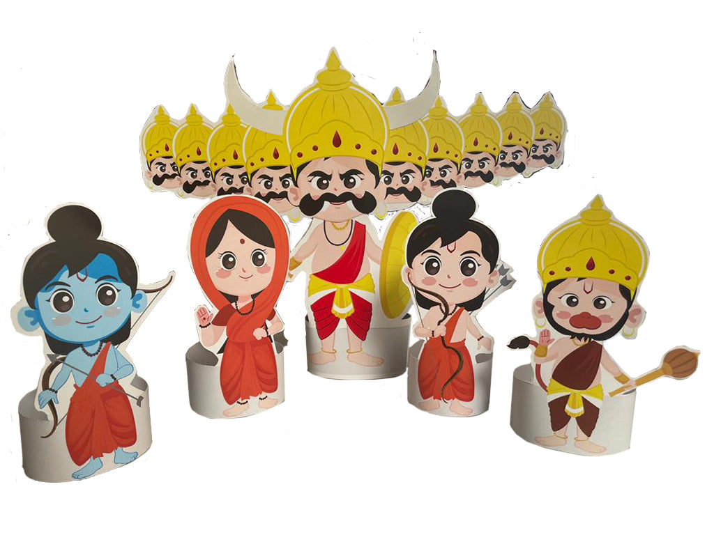 Ramayan Paper Puppet Making Activity – Cots and Cuddles
