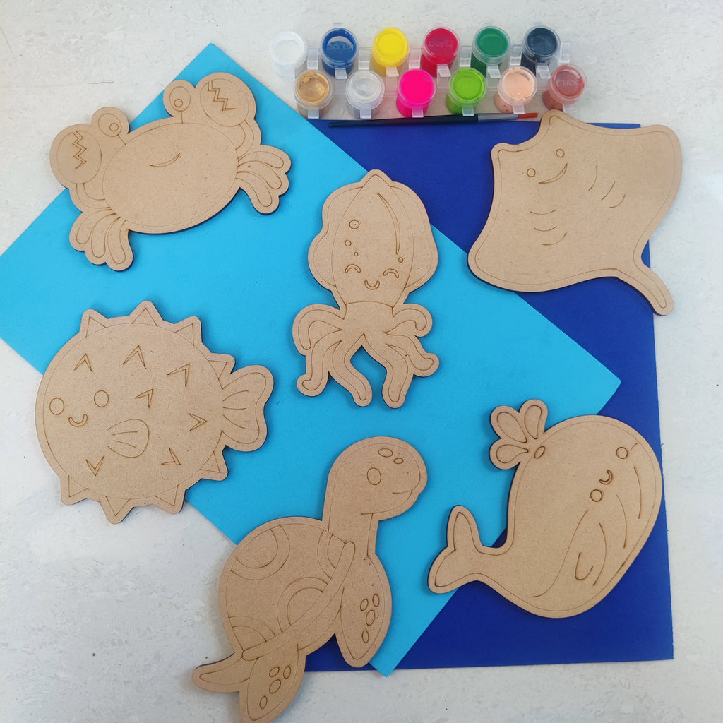 Ocean Painting Art Fridge Magnet DIY Kit – Cots and Cuddles