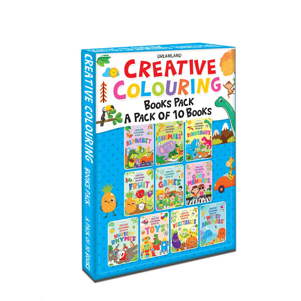 Creative Copy Colouring 10 Books Pack for Kids Age 1 -6 Years | 160 Pa ...