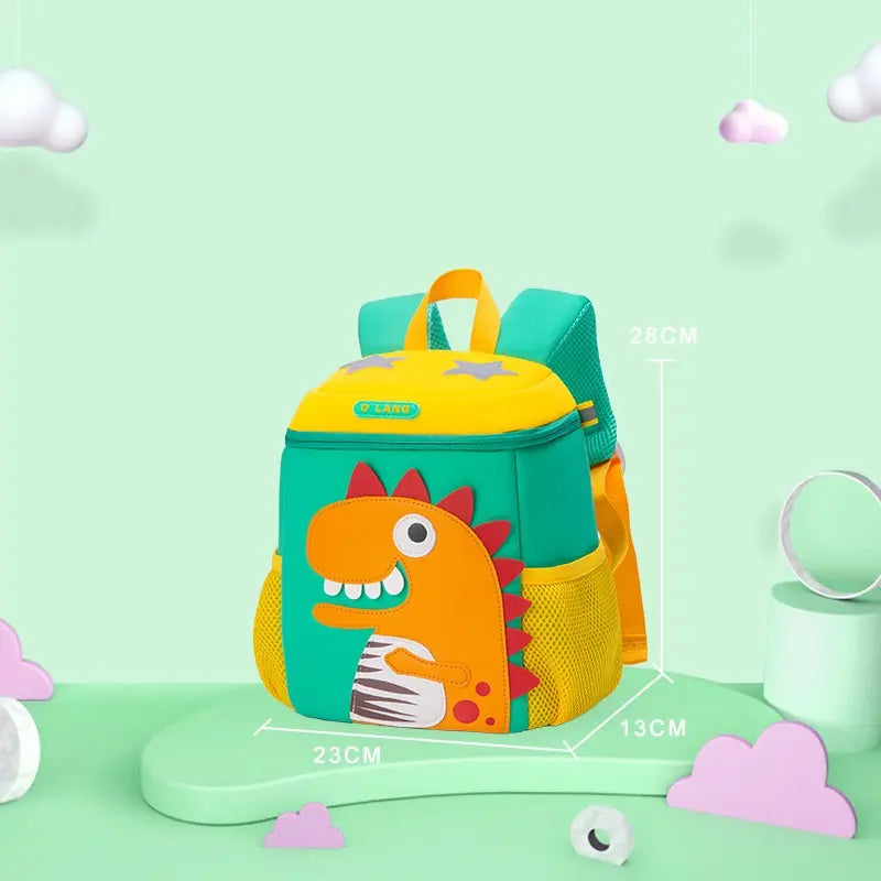3D Dino Backpack For Kindergarten Kids / Attractive And Lovely Kids Ba