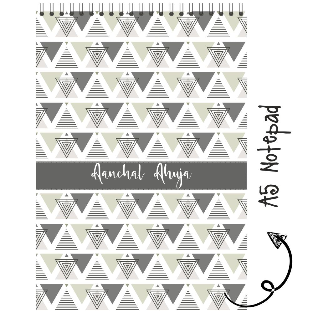 Personalised Notepad - Geometrical - (PREPAID ORDER) (Dispatch in 5-6 ...