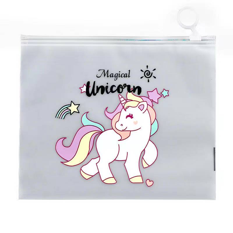 Unicorn and Bunny ,A5 Zip Folder for Girls Zip folders | Random Design