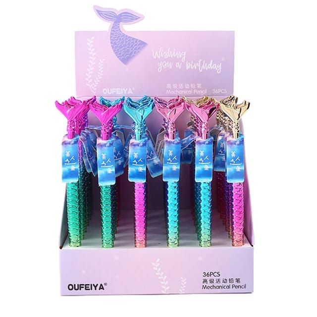 Cutest MERMAID TAIL Look Mechanical 0.5mm Pencils – Cots and Cuddles